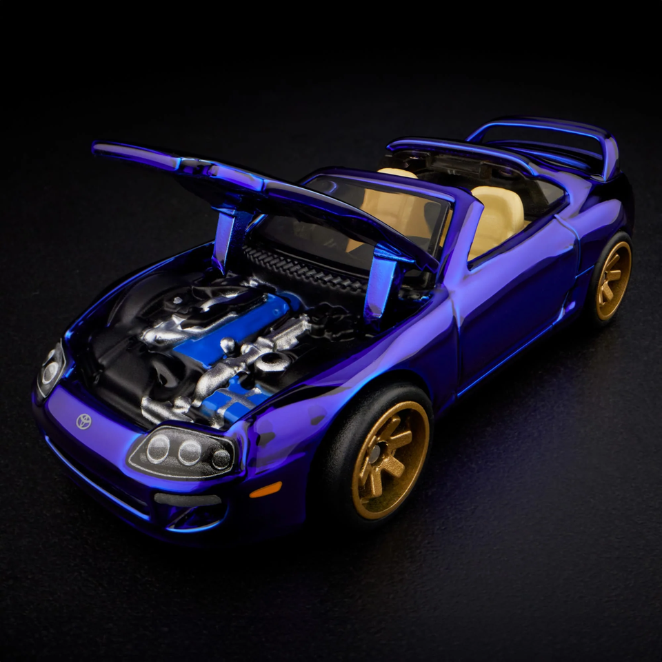 RLC Hot Wheels Collectors 1997 Toyota Supra Spectraflame Blue In Hand ...