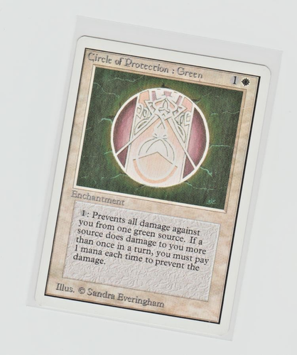 Magic the Gathering ~ MTG ~ 1x Circle of Protection: Green ~ UNLIMITED ...