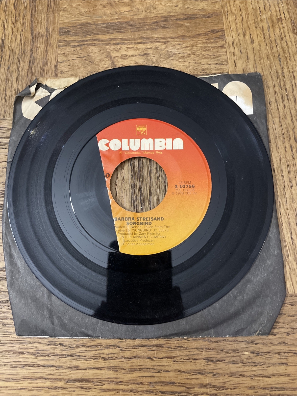 Barbara Streisand Songbird 45 Record | eBay