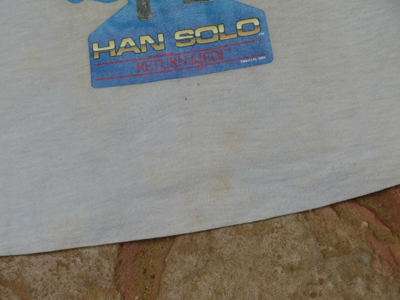 Vintage 1985 Star Wars Han Solo Underoos Kid Shirt Small 2-4 Pre Owned ...