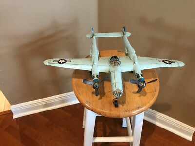 Lockheed P-38 Lightning WWII Bomber | Vintage Aviation Model W ...