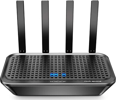 Rock Space WiFi Router-AC2100 WiFi Router w 4 Gigabit LAN Ports for 60 ...