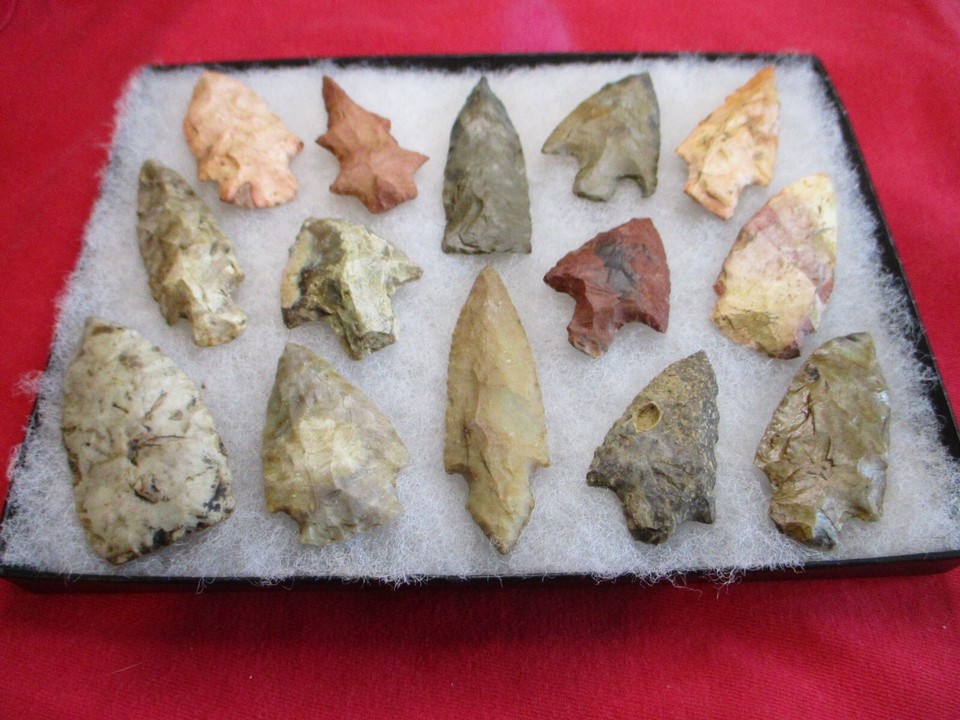 AUTHENTIC INDIAN Arrowheads LOT 1. BIGGEST ONE 3. INCHES | eBay
