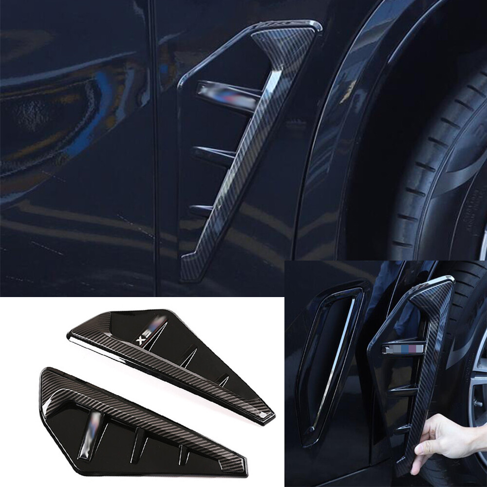 For BMW X5 X5M G05 2019-2021 Side Fender Air Vents Outlet Cover ABS ...