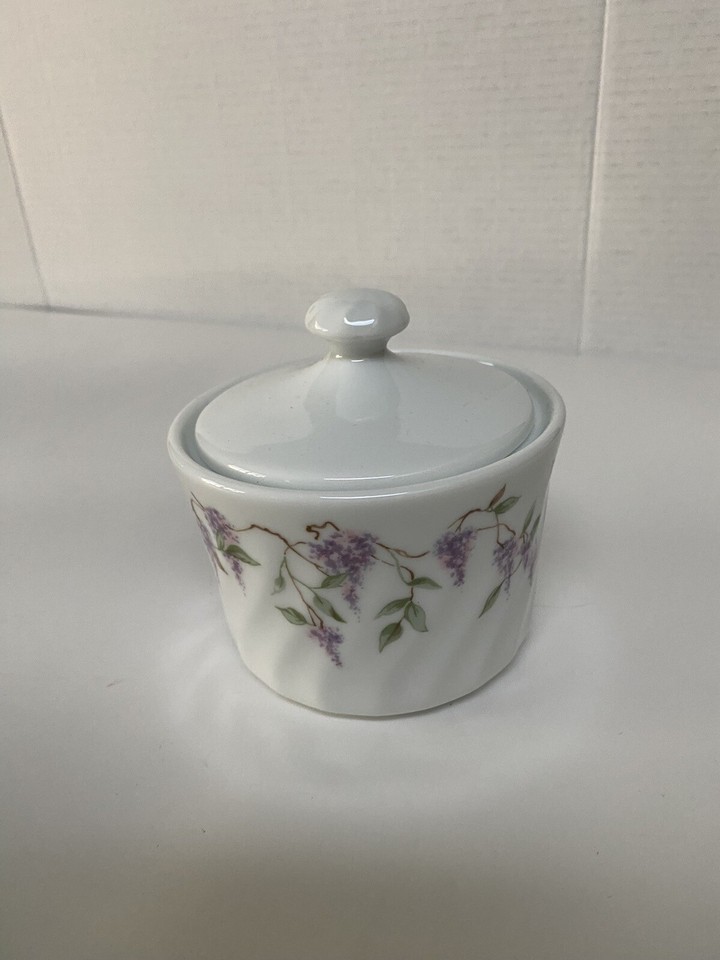 Corning Microwavable Wisteria Purple Gravy Boat Sugar Creamer Dish 5 ...