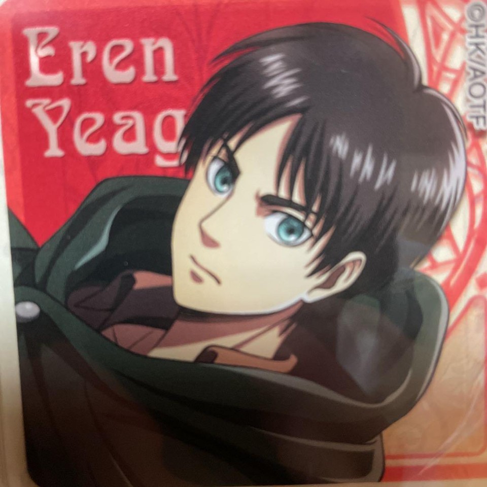 Limited Eren Attack On Titan Don Quixote Acrylic Key Chain Donki ...