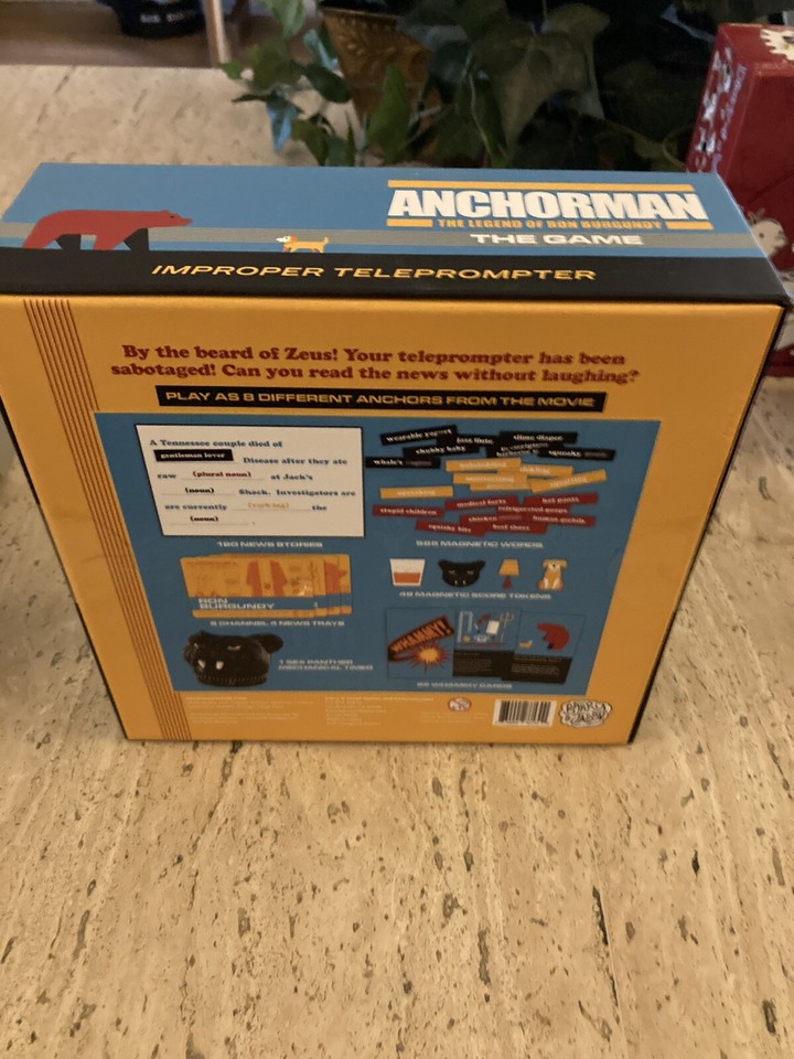 Anchorman: The Legend Of Ron Burgundy The Game Improper Teleprompter ...