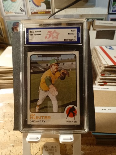 1973 Topps - Catfish Hunter #235 | eBay