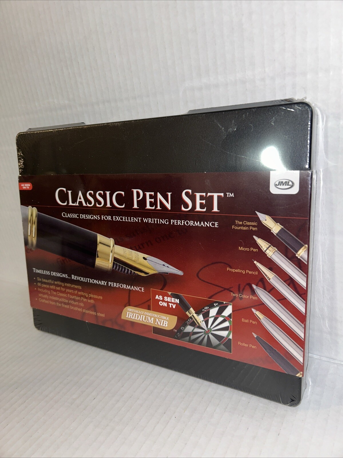 New Sealed JML Classic Pen Set As Seen On TV 6 Pens 66 Piece Refill ...