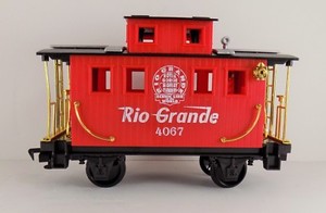 G-Scale RIO-GRANDE 4067 Caboose - EXCELLENT TRAIN GIFT TOYS SCENIC LINE ...