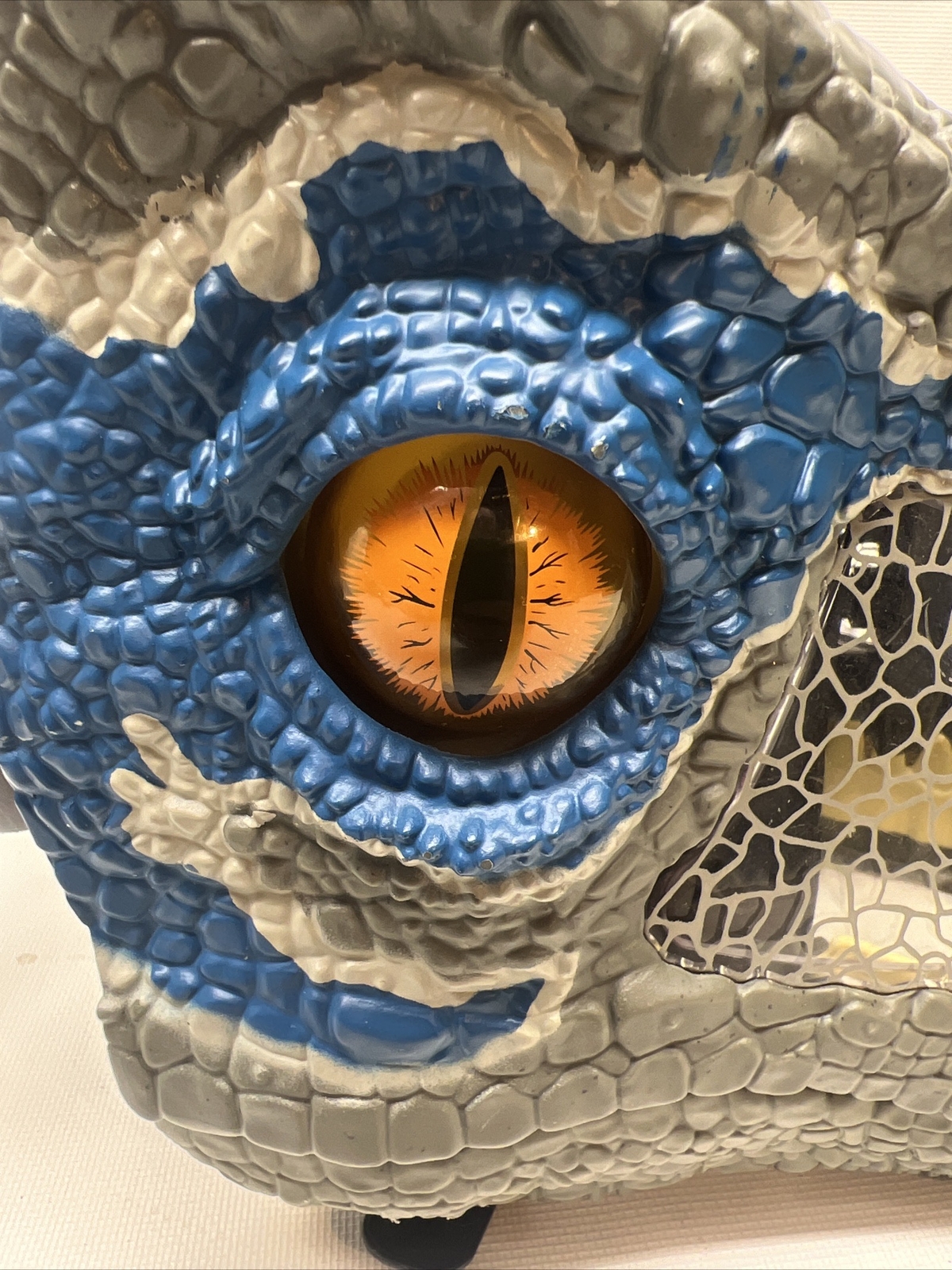 Jurassic World Chomp N Roar Mask Velociraptor Blue 20… - Gem