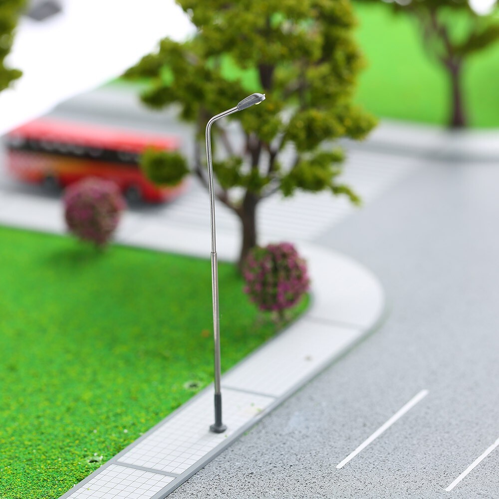 10/20/30X 1:150 8CM Model Trains N Gauge Lamp Post Street Lights Cool ...