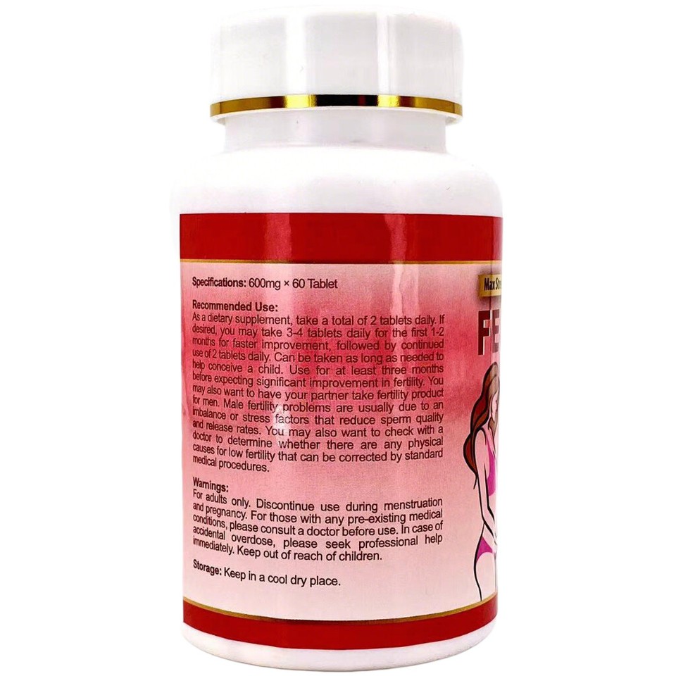 Fertility Max Strength Regulates Menstrual Cycle Hormonal Balance 60 ...