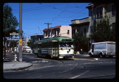 Trolley Slide - San Francisco Railways MUNI #1036 PCC Streetcar 1978 ...