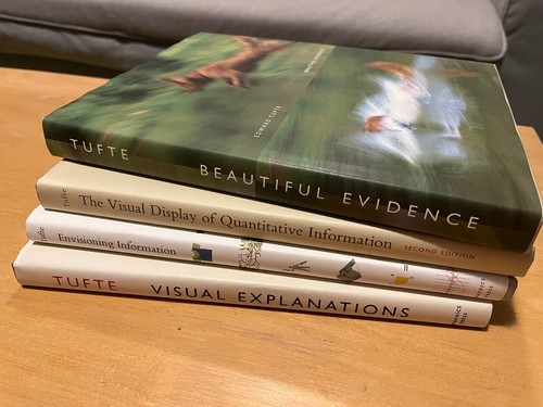 Set of 4 Edward R. Tufte Books, Hardcover 9780961392178 | eBay UK