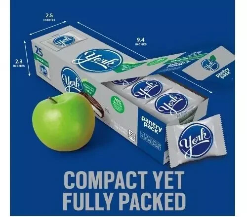 YORK Snack Size Peppermint Patties Dark Chocolate 15 oz (25 Pieces ...