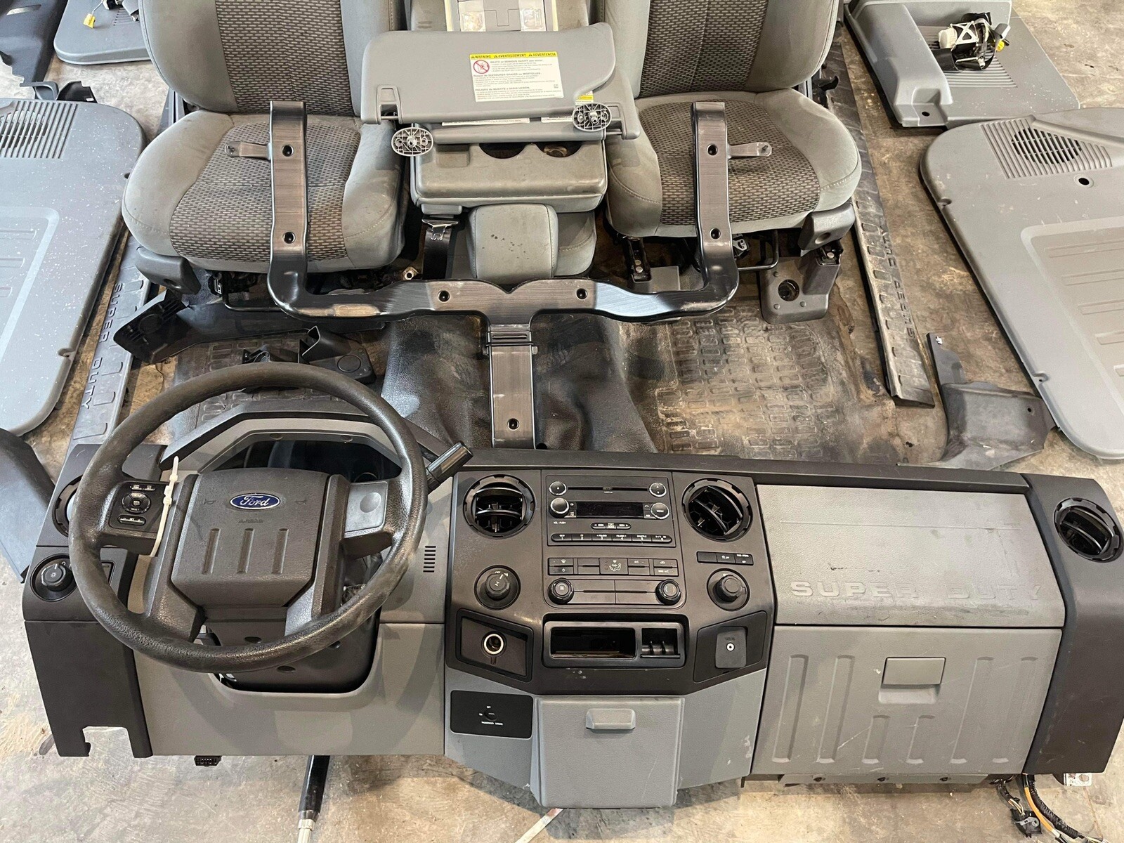 11 16 FORD SUPERDUTY F250 F350 EXT CAB COMPLETE INTERIOR 12 13 14 15 F ...
