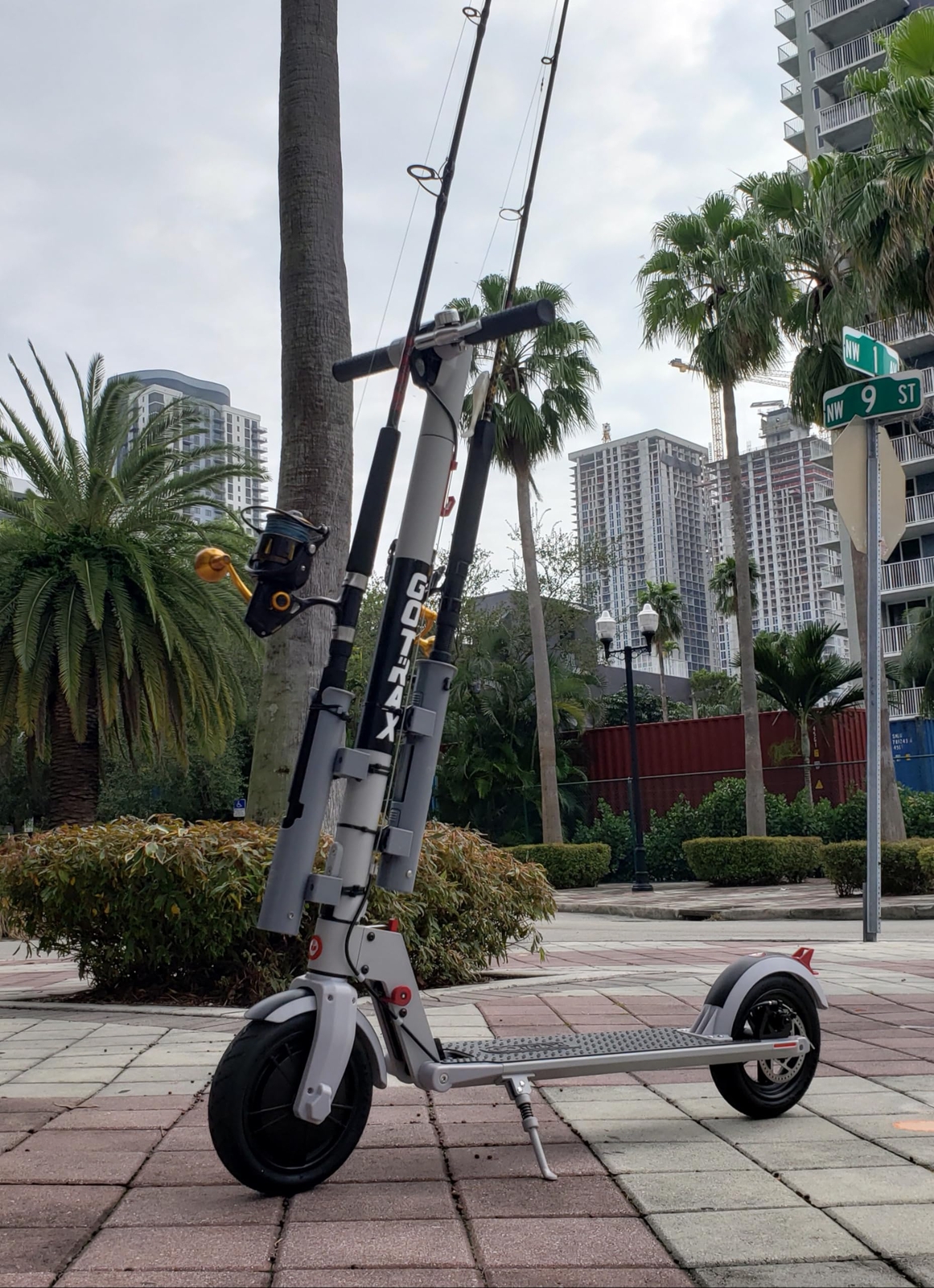 Riveted Rod Holder | Gray | Gimbal Pin for Nets, Gaffs, and Offshore ...