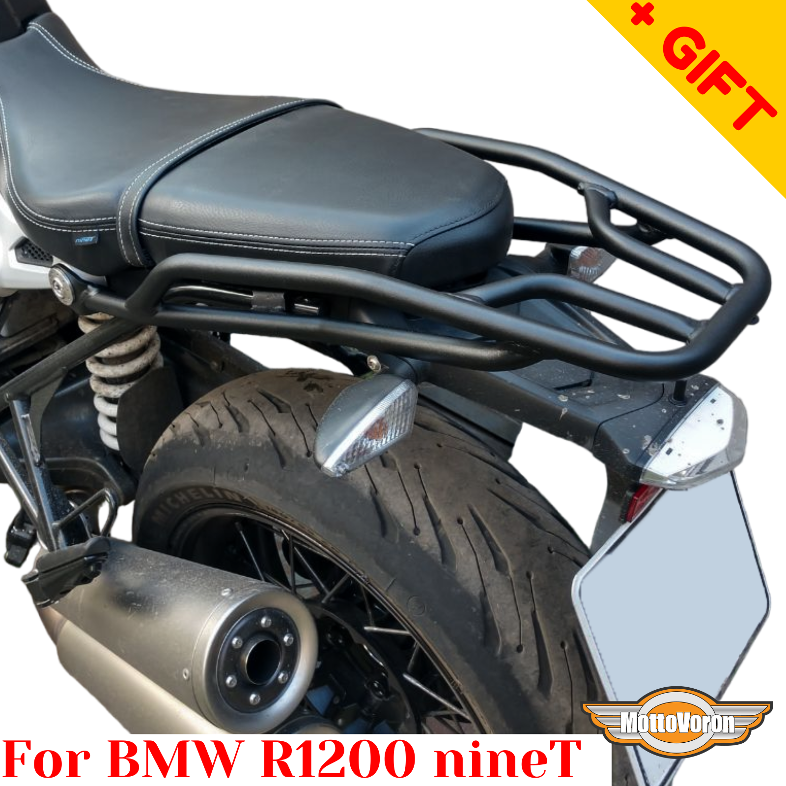 For BMW R nine T Rear rack R1200 nineT Rear luggage rack R 1200 nine T ...