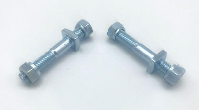 2 Top Post Battery Double Threaded Terminal Bolts 5/16-18" For Add On ...