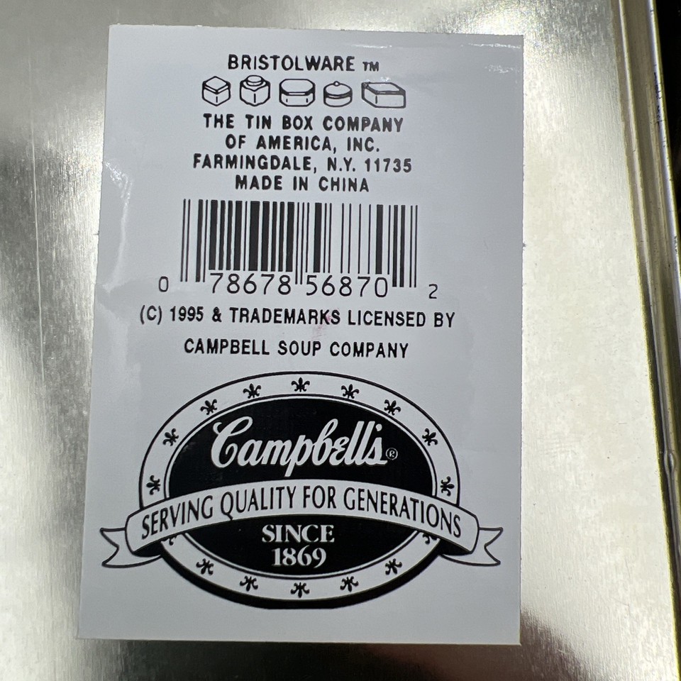 2 Campbells Soup Tin Train Truck Collectible Advertising Wheels Move Mm ...