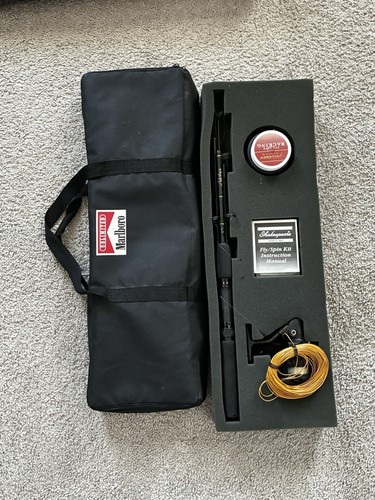 Vintage Marlboro Unlimited Pflueger Alpha Shakespeare Fly Fishing Rod ...