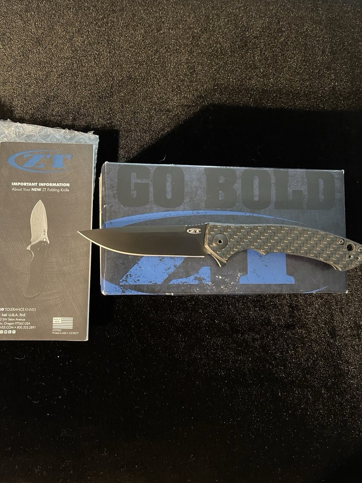 Zero Tolerance 0450CF Sinkevich Carbon Fiber Folding Knife CPM S35VN ...