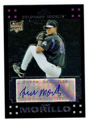 Juan Morillo 2007 Topps Chrome Autograph Rookie Card #356 | eBay