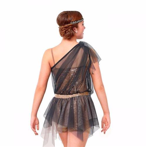 Dance Costume Curtain Call R352 Gold-Olive Small Adult Lyrical Lace ...
