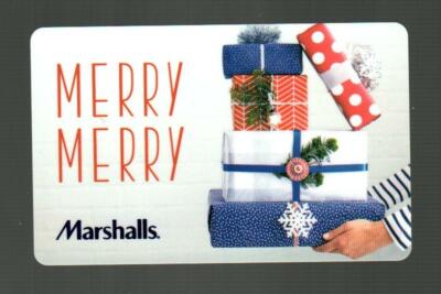 MARSHALLS Merry Merry ( 2017 ) Gift Card ( $0 ) | eBay
