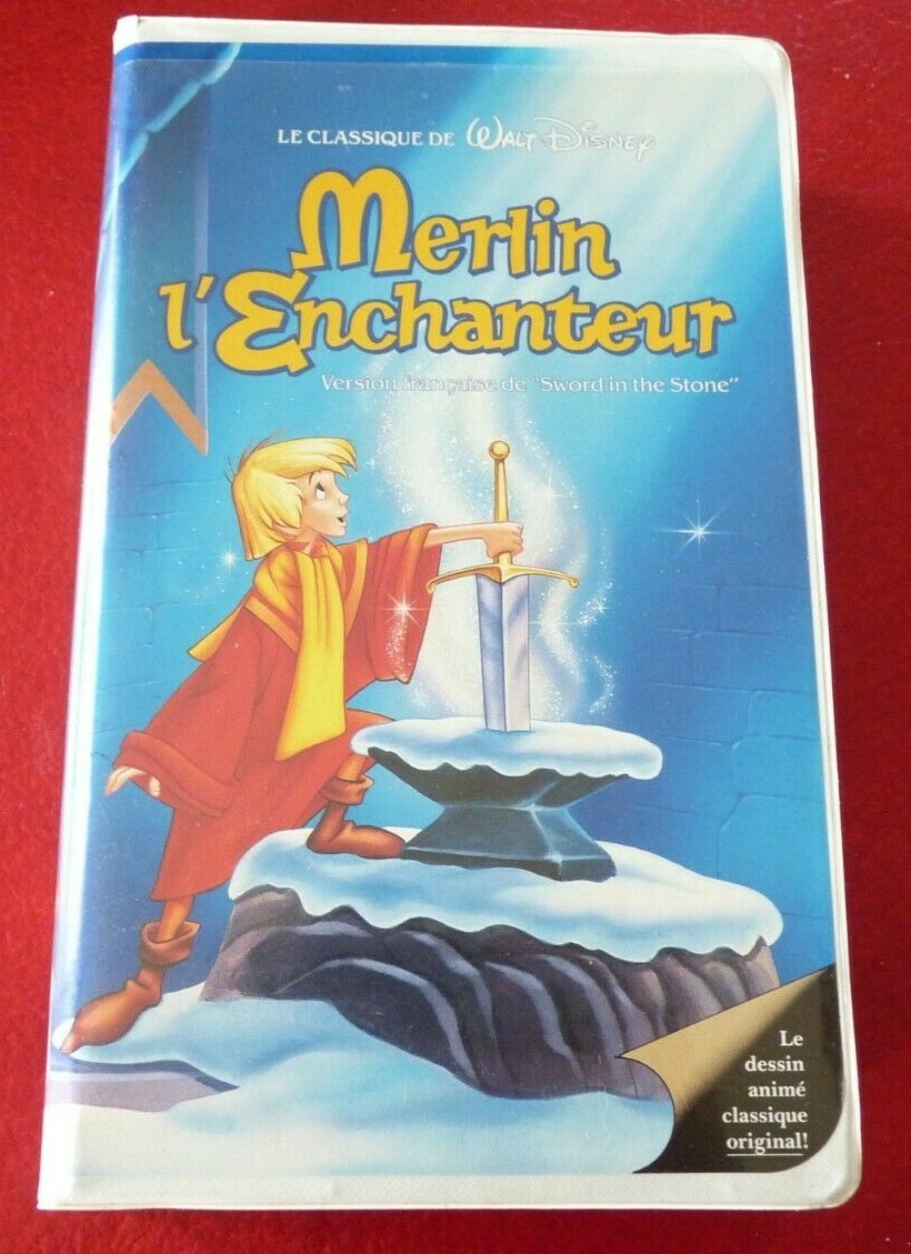 *VHS French Movie Merlin L'enchanteur ! Walt Disney Pictures | eBay