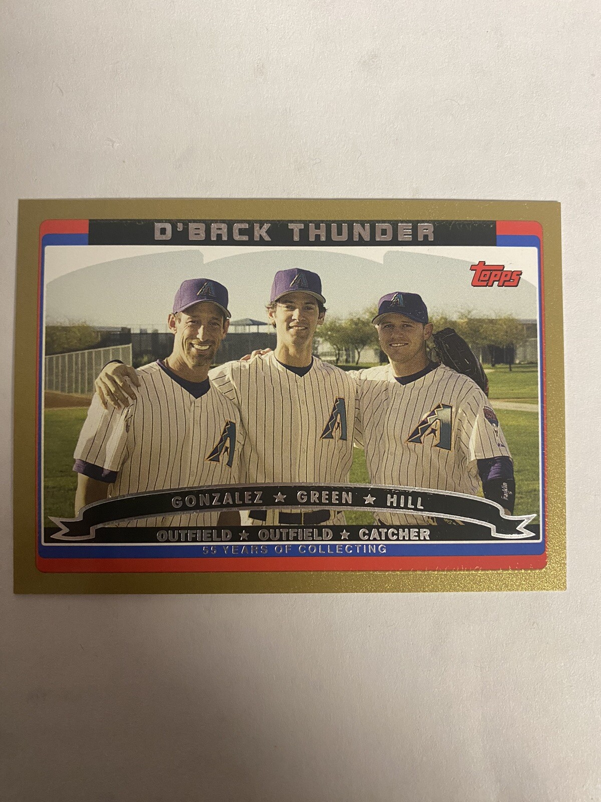 2006 Topps Gold /2006 Luis Gonzalez Shawn Green Koyie Hill D'Back ...