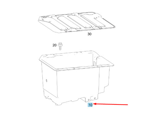 NEU MERCEDES-BENZ SPRINTER W906 BATTERIE-MONTAGEKONSOLE A9066200500 ...