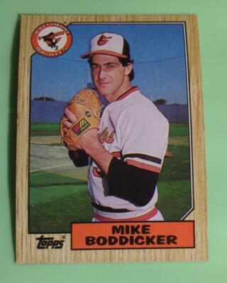1987 Topps - Mike Boddicker - Baltimore Orioles - #455 | eBay