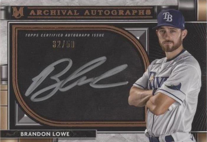 2021 Topps Museum Collection - Archival Autographs Brandon Lowe #AA-BL Copper /50 (AU) for sale ...
