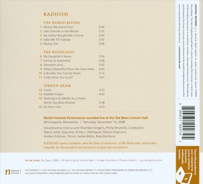 LAWRENCE SIEGEL: KADDISH NEW CD 896931000345| eBay