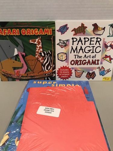 (Lot of 3) Safari Origami, Paper Magic / Art of Origami, & Super Simple ...