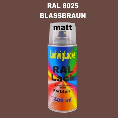 RAL 8025 Brun Clair Mat Dans Une Canette De Spray 400ml 1K | eBay