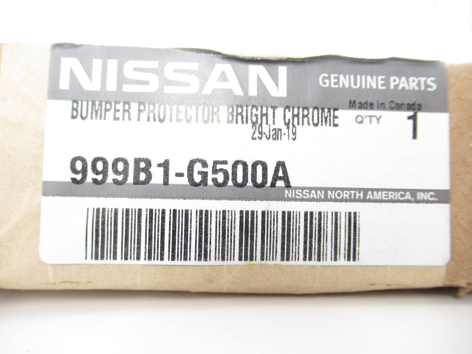 Genuine OEM Nissan 999B1-G500A Rear Chrome Bumper Step Protector 2017 ...