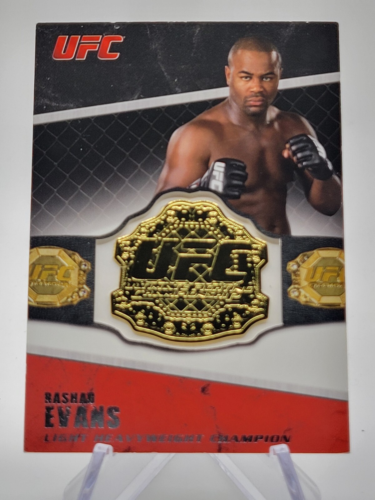 2011 Topps UFC Title Shot - Championship Belt Plate Relic #CB-RE Rashad ...