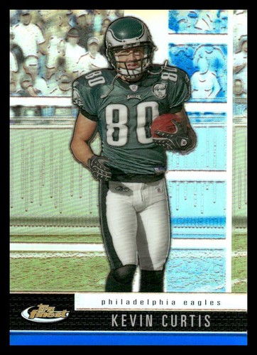 2008 Topps Finest Blue Refractor Kevin Curtis #80 | eBay