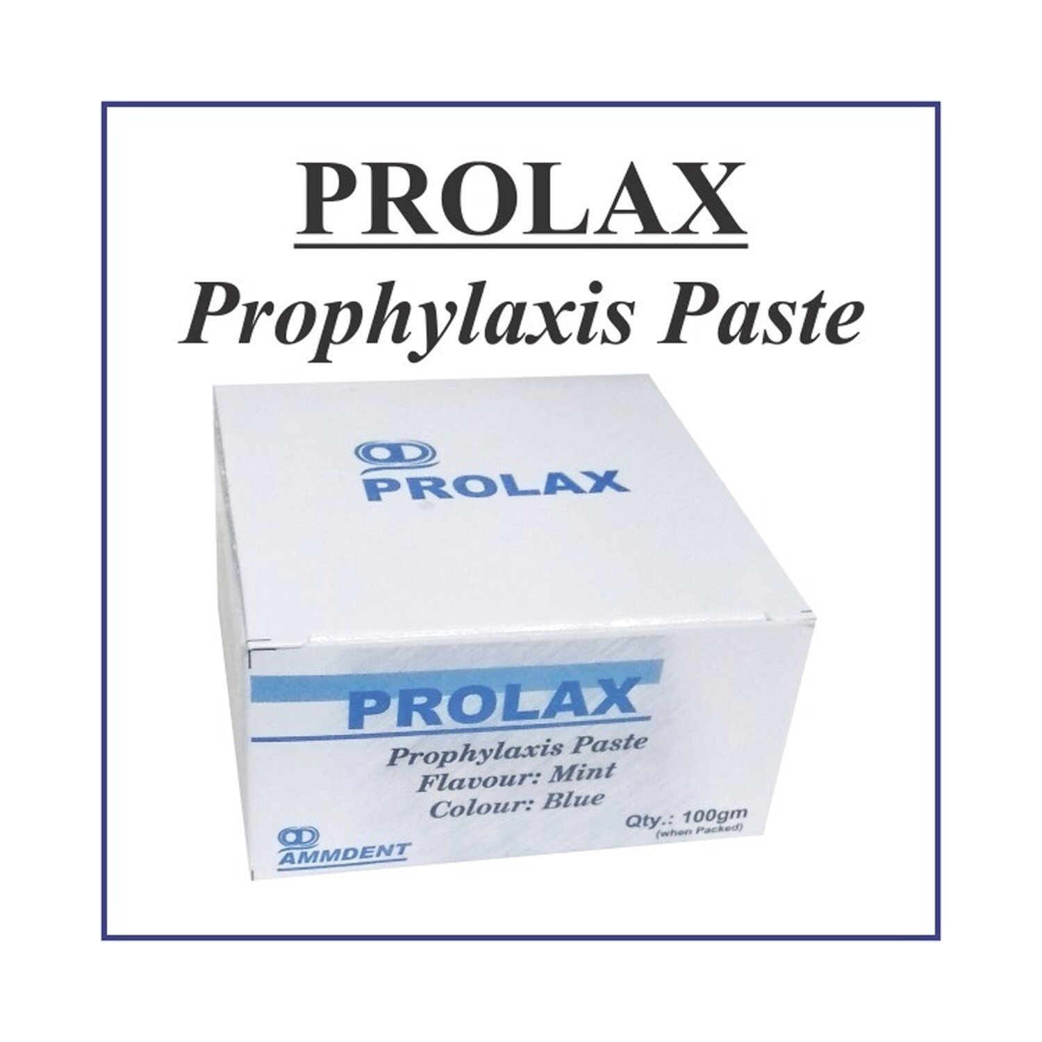 Ammdent Prolax Prophylaxis Paste Containing Pumice Dental 100gm ...