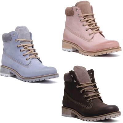 Justin Reece Womens 6In Ladies Warm Lace Up Boot Size UK 3 - 8 | eBay UK