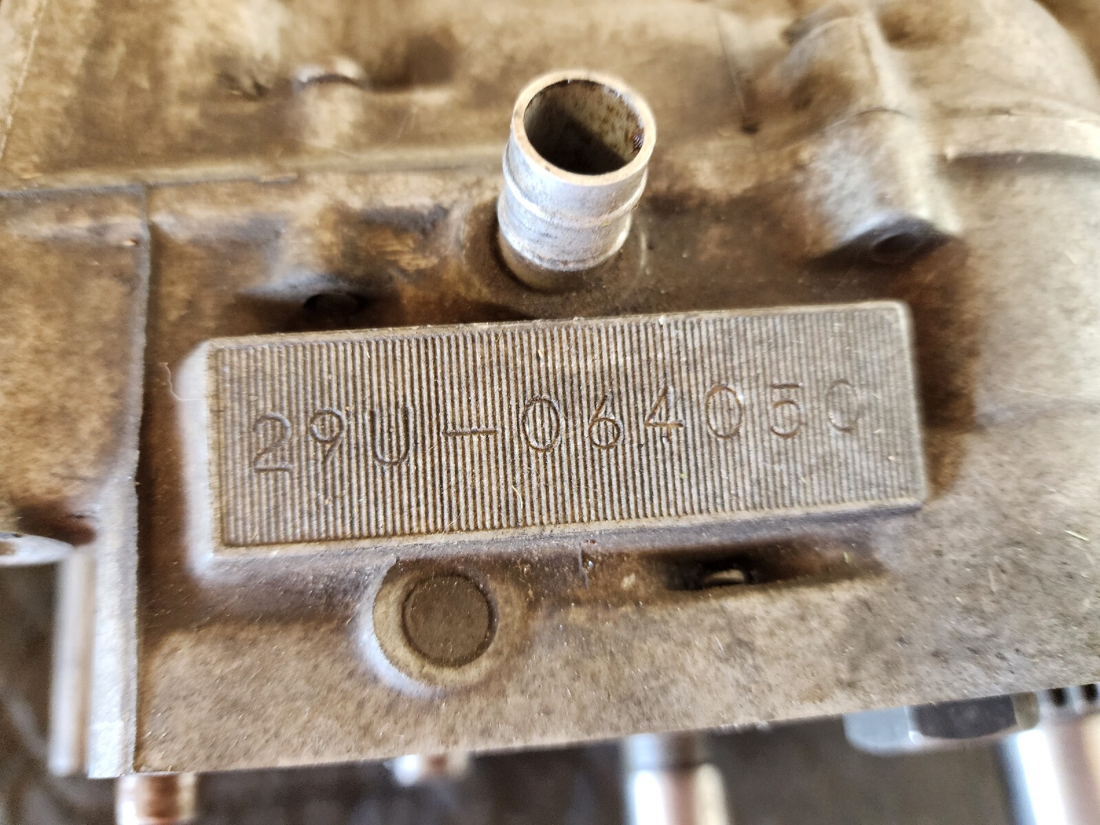 #A331 yamaha tri moto ytm 225dx ytm225dx main engine crank cases bottom ...