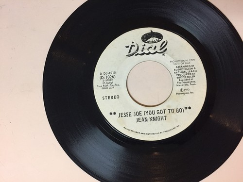 R&B 45 RPM RECORD - JEAN KNIGHT - DIAL 1026- PROMO | eBay