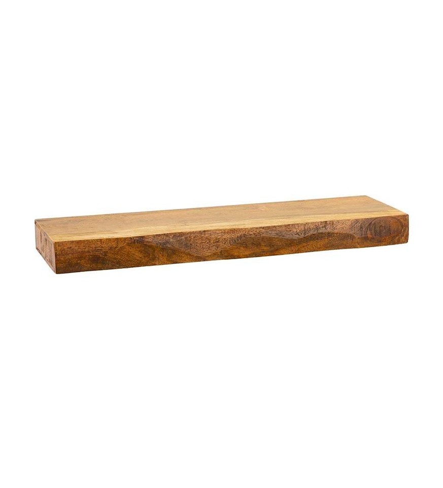 Live-Edge Mango Wood Floating Shelf, 36"L X 10"W | eBay