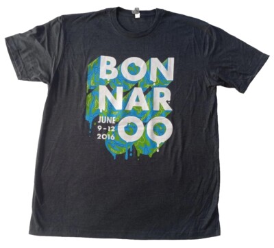 Bonnaroo Music & Arts Festival 2016 T-Shirt Gray Men's Size XL Pearl ...