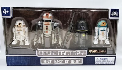 Star Wars: The Mandalorian - Droid Factory Figures (R6-D3, MA-13, R1 ...