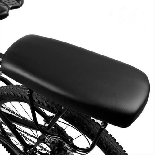 Bicycle Rear Seat Waterproof PU Leather Sponge Back Seat Cushion Mat ...