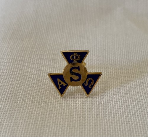 Alpha Phi Omega Service Fraternity Lapel Pin - Enamel Gold Tone ...